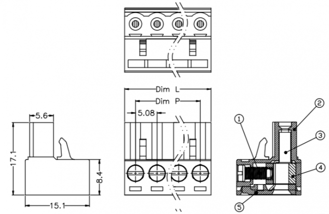5.08mm Pluggable Terminal Block