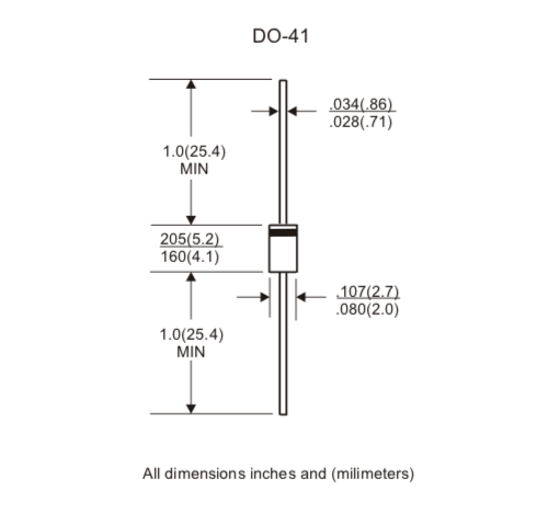 Fast Recovery Silicon Rectifier Diode BA159 1.0A 1000V For LED Driver