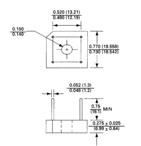 BR1010 Through Hole Single Phase Bridge Rectifier , Bridge Type ...