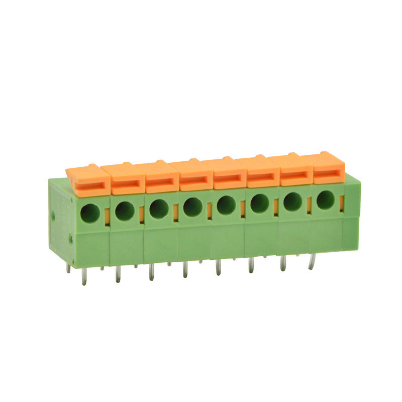 Side Entry Screwless PCB Terminal Block Connector 0.2" Pitch For ...