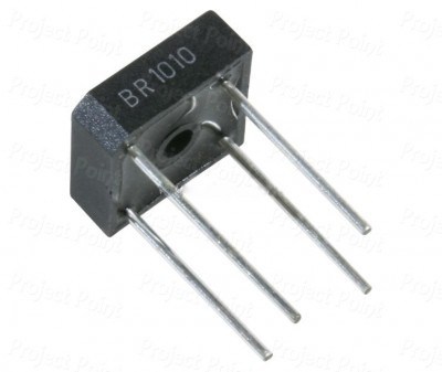 BR1010 Through Hole Single Phase Bridge Rectifier , Bridge Type ...