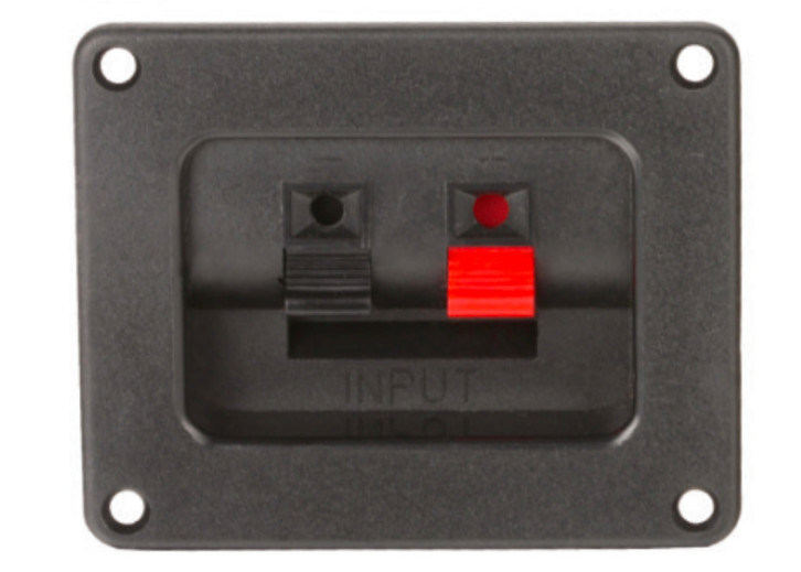 ABS Square Type Speaker Spring Terminal / Recessed Speaker Terminals F242