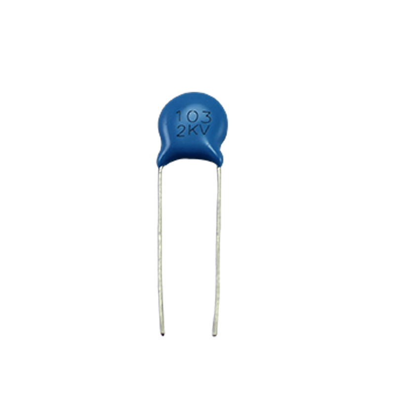 Blue Polyester Film Capacitor / High Voltage Ceramic Capacitors For X ...