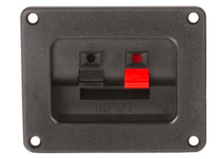 ABS Square Type Speaker Spring Terminal / Recessed Speaker Terminals F242